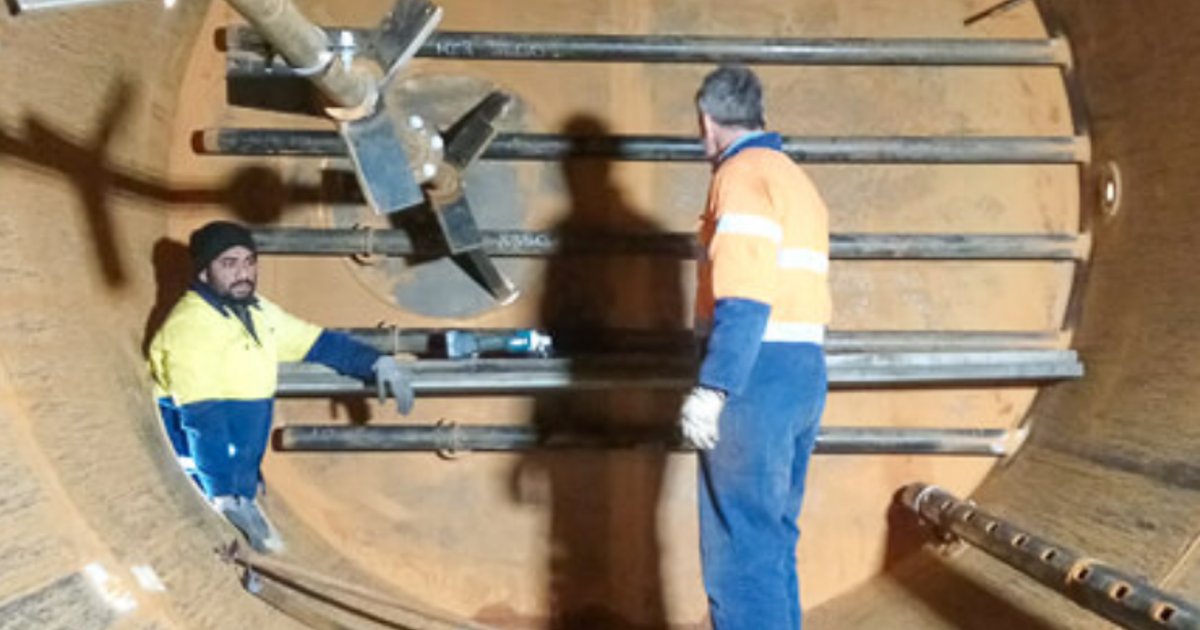 Bitumen Processing Tanks | Ewing Construction